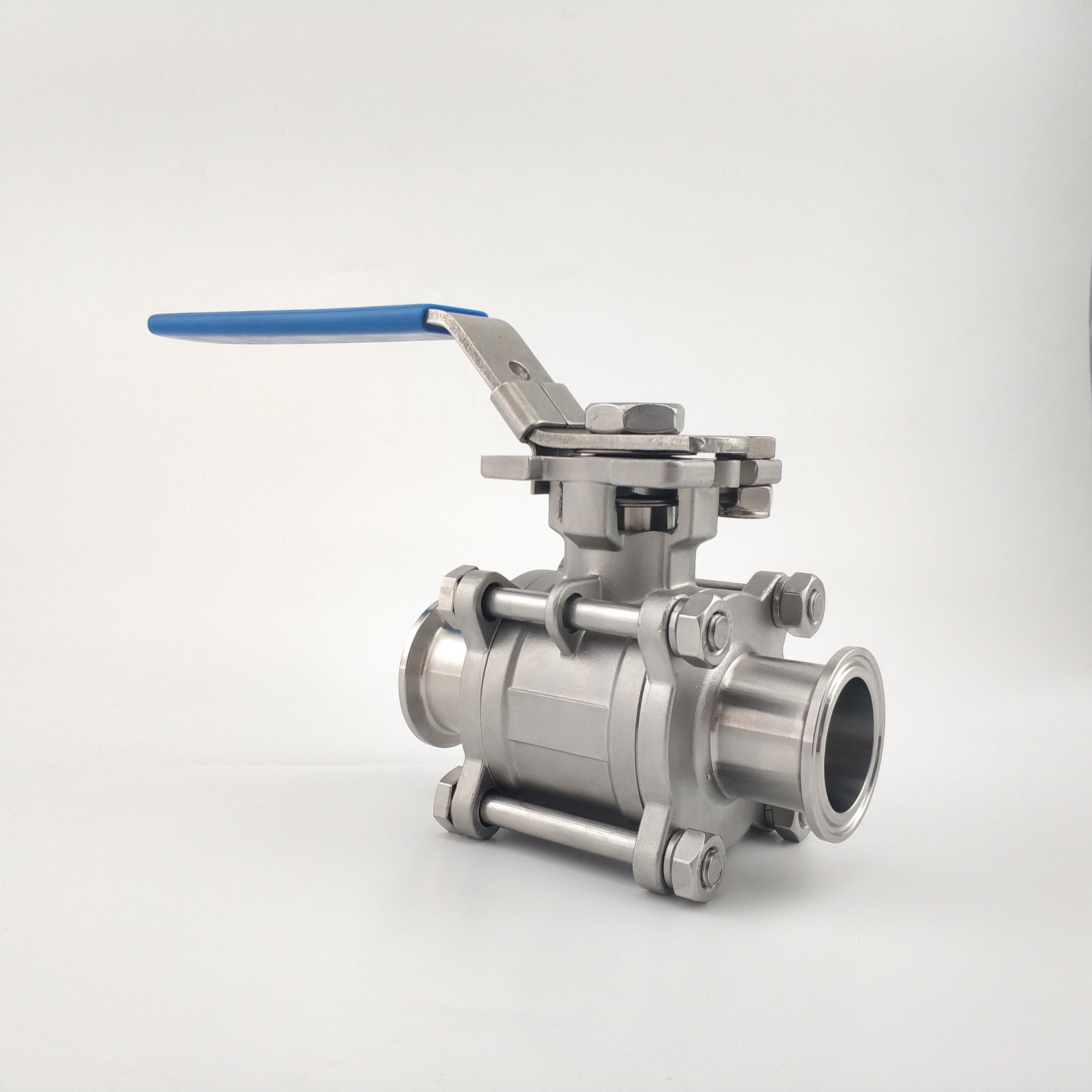 볼 타입 스테인리스 스틸 밸브 금속 Sus 304 위생 용접 연결